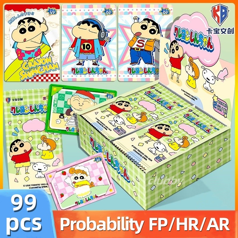 99 kabao crayon shin-chan แฟลชการ์ดหายาก HP/VP/HR/AR Xiaokui Xiaobai ...
