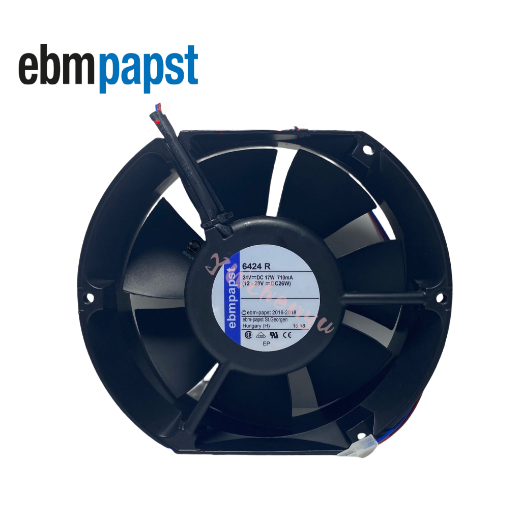 EBMPAPST 24V พัดลมระบายความร้อนความถี่ตัวแปร 6424 6424N 6424R 6424U ...