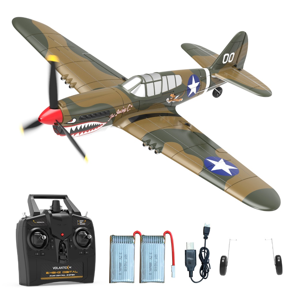 Volantex RC Airplane P40 Fighter Warhawk 2.4GHz 4CH EPP 6-Axis Gyro ...
