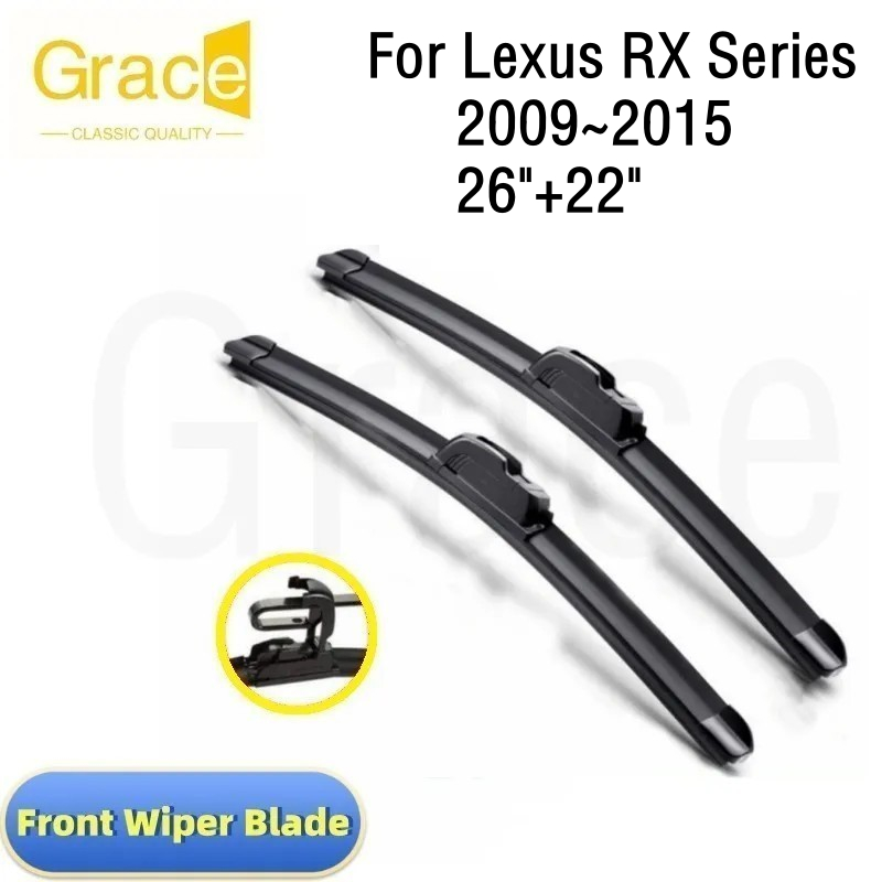 ใบปัดน้ําฝนสําหรับ LEXUS RX Series RX300 RX330 RX350 RX400H 26 "+22 ...