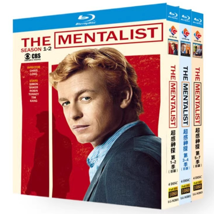 Blu-ray American Drama The Mentalist 1-7 Season Full Version 1080P ...