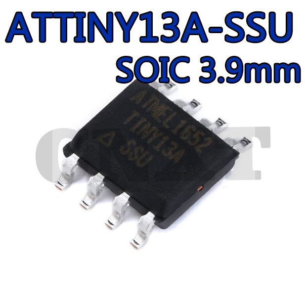 Attiny13a-ssu ATTINY13A-SU ขนาดเล็ก/ตัวกว้าง 3.9 มม. 5.28 มม.Microcontroller 8-Bit AVR ...