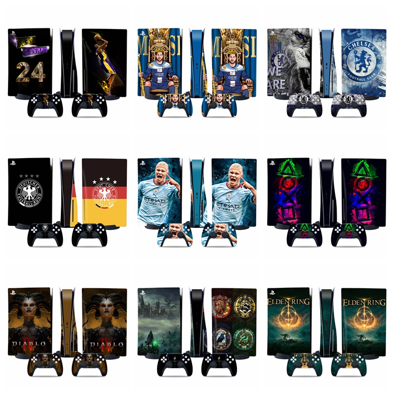38 สี Playstation 5 คอนโซลผิวและ PS5 Controller Skins Set, PS5 Skin ...