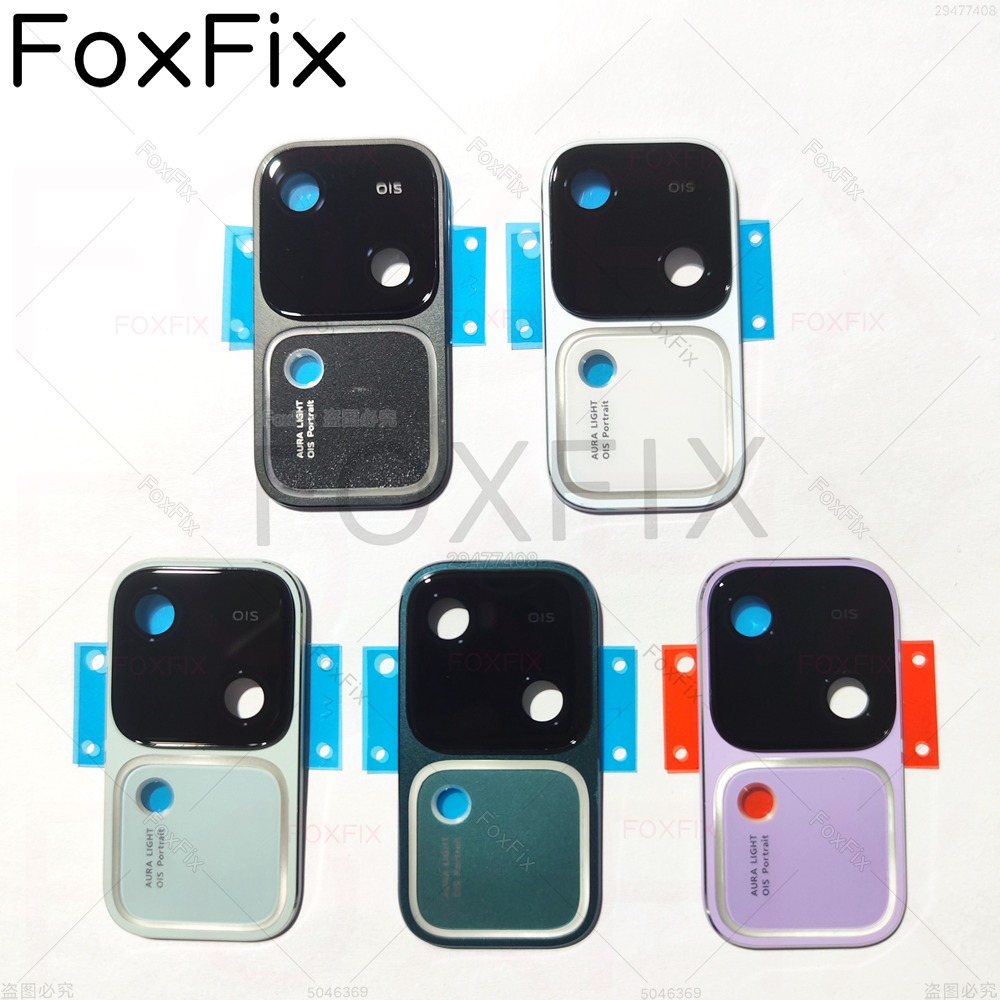 เลนส์กล้องด้านหลังสําหรับ vivo V30 5G V2318 ฝาครอบกระจกกล้องด้านหลัง ...