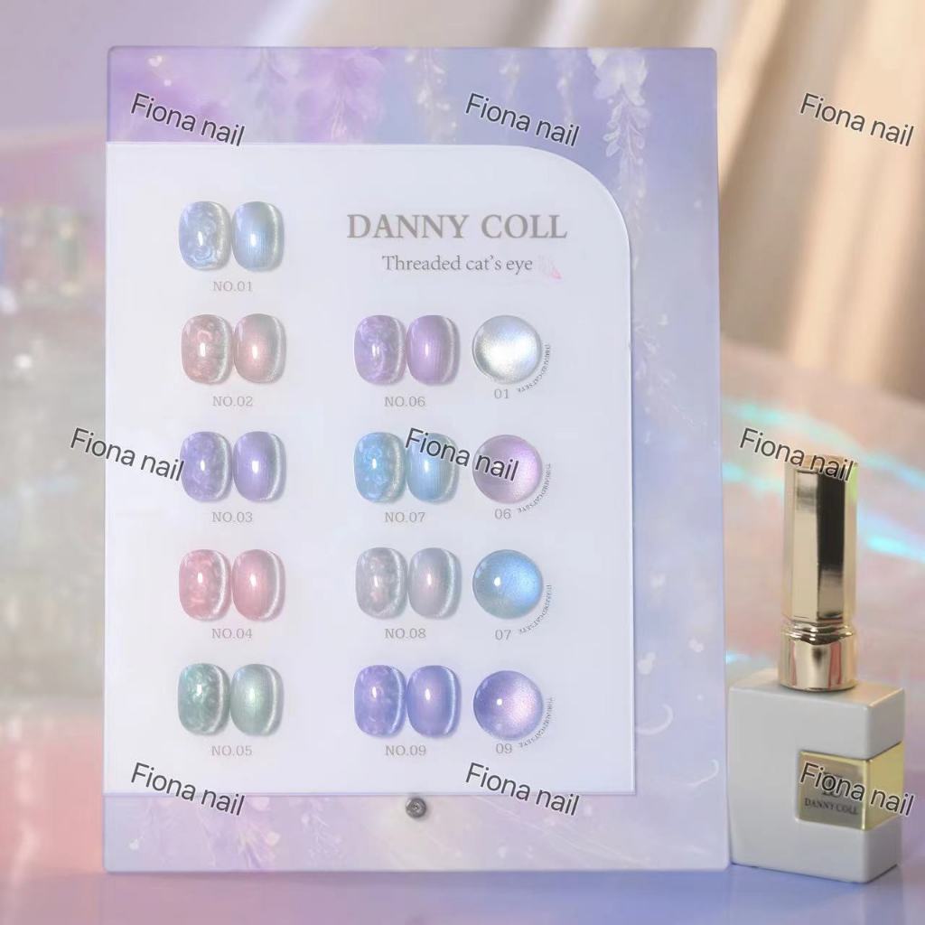 พร้อมส่งจาก สีทาเล็บเจล DANNY COLL 9สี（N74） สีเจล สีเจลมุก+สีเจลแคทอาย ...