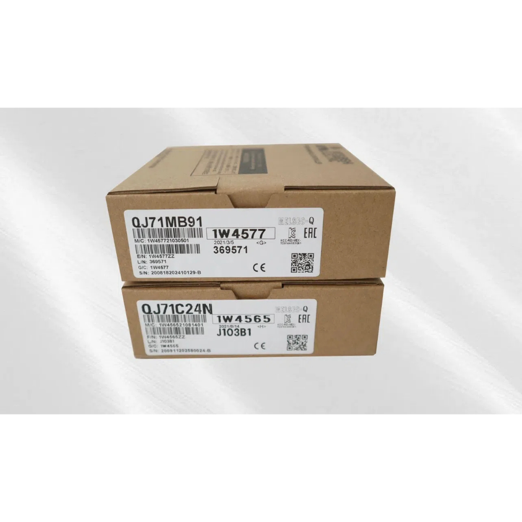 โมดูล Mitsubishi PLC QJ71MT91 QJ71E71-100 QJ71LP21-25 QJ71C24 QJ61BT11 ...