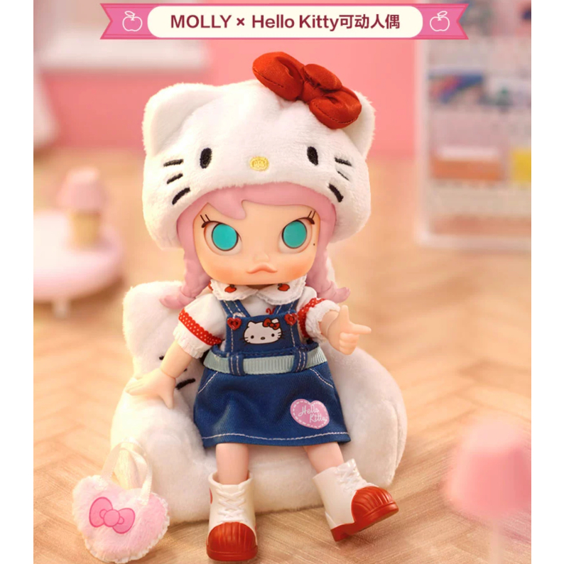 Popmart Jasmine Molly Hello Kitty Action Figure BJD Figure ...