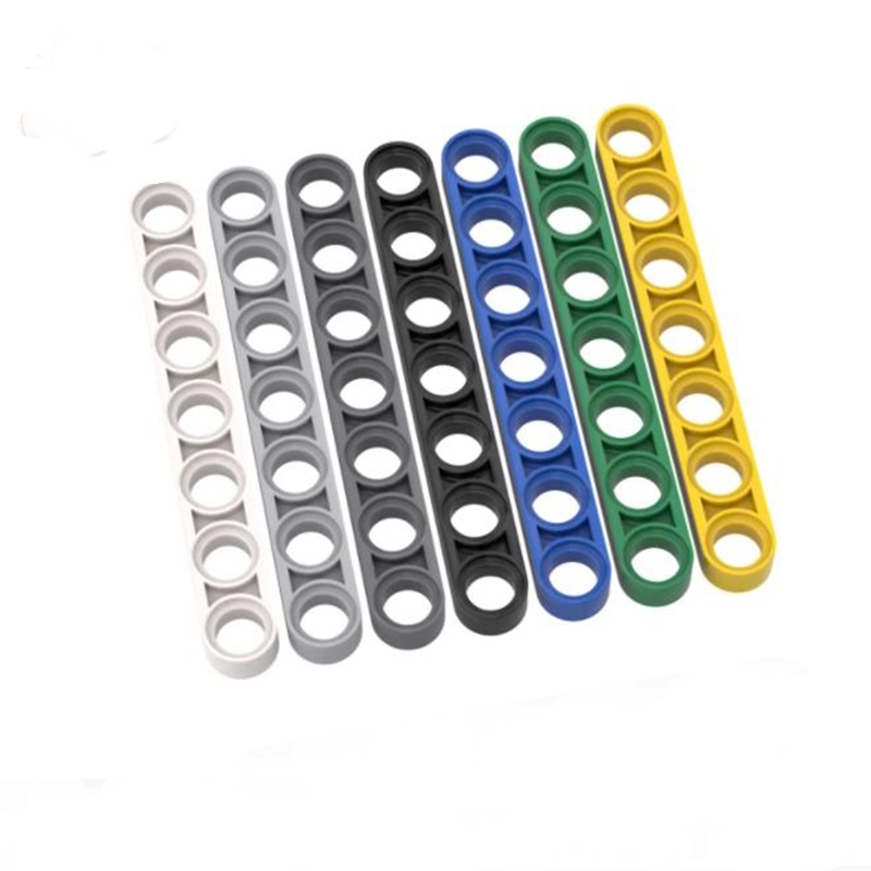 5 ชิ้น DIY Building Blocks 1x7 บาง Liftarm ขนาดใช้งานร่วมกับ 32065 อิฐ ...