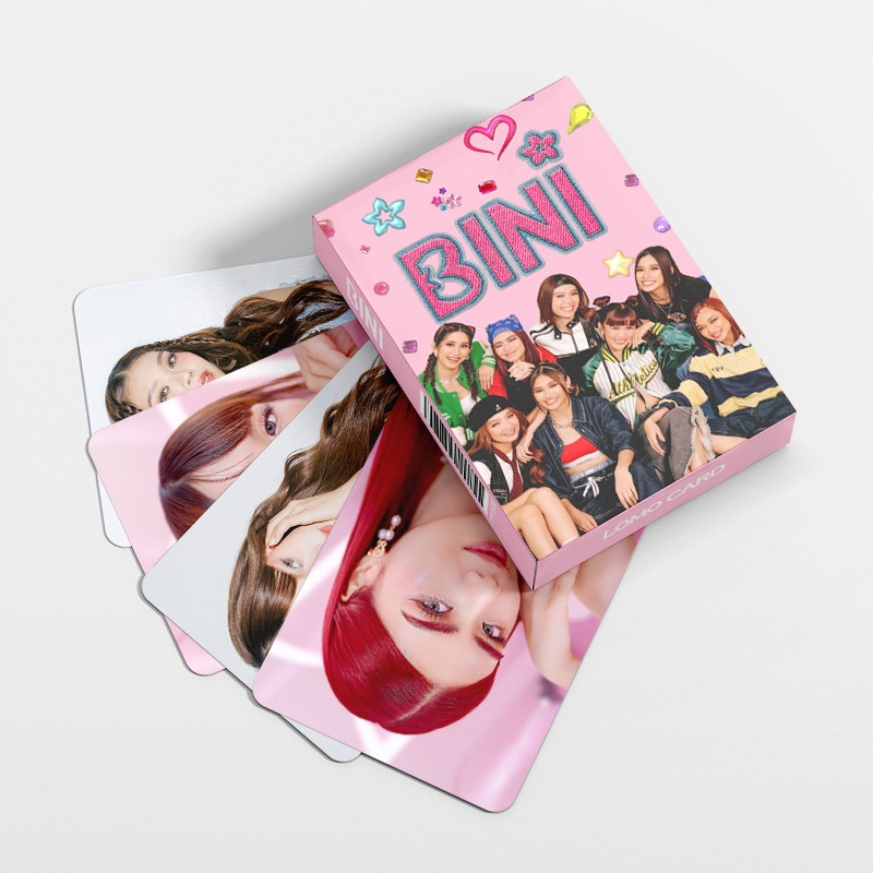 30-96pcs BINI Photocards biniverse Laser Hologram Lomo Cards Aiah Colet ...