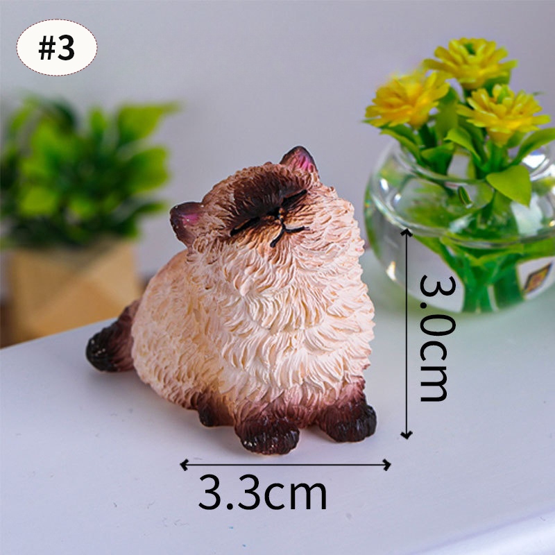 1 ชิ้น แมวน่ารัก ตกแต่ง ที่สดใส สวยหรู แมว ตู้ปลา ตกแต่งโต๊ะ ตกแต่ง ...