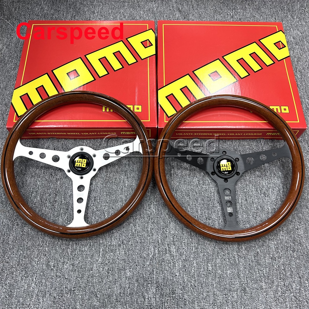 Momo พวงมาลัยสไตล์ไม้ Universal 14 นิ้ว 350 มม. HERITAGE LINE INDY พวง ...