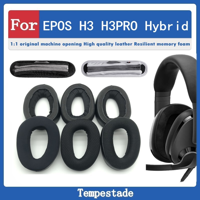 เหมาะสําหรับ EPOS H3 H3PRO Hybrid หูฟัง Earmuff Earmuff Earmuff Earmuff Ear Pad หูฟังป้องกันกรณี ...