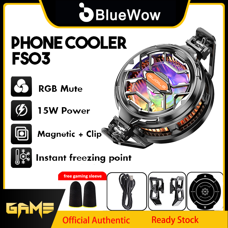 Bluewow ความร้อน X76/FS03/FS05/HL01/GT31/CX06 โทรศัพท์มือถือ Cooler หม้อน้ําสําหรับเล่นเกมพัดลม ...