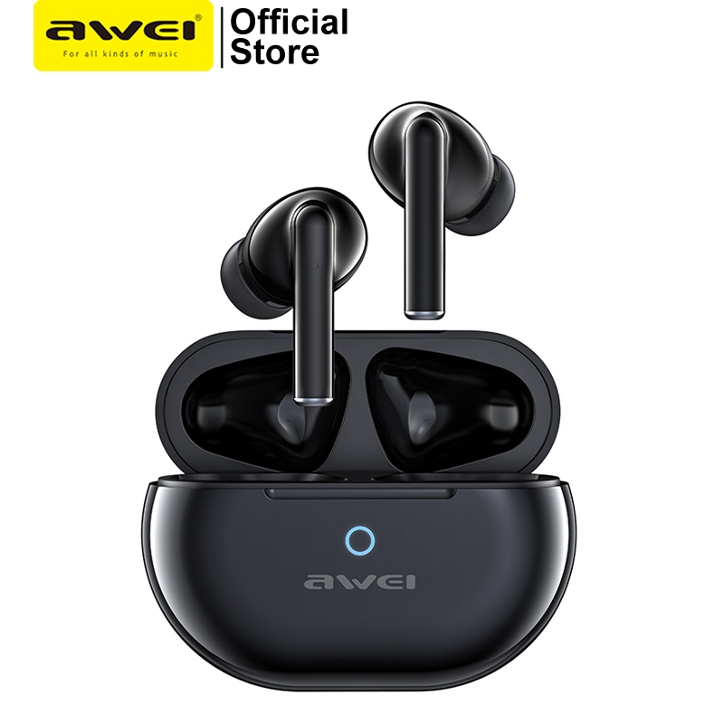 Awei T61 หูฟังบลูทูธไร้สาย ENC ตัดเสียงรบกวน เสียงชัดเจน เบสหนัก รับประกัน 1 ปี | Shopee Thailand