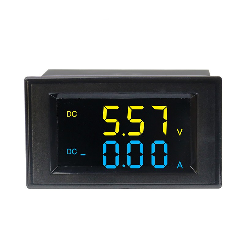 12V200V10A50A DC แรงดันไฟฟ้าและปัจจุบัน Meter Dual Display LCD Digital ...