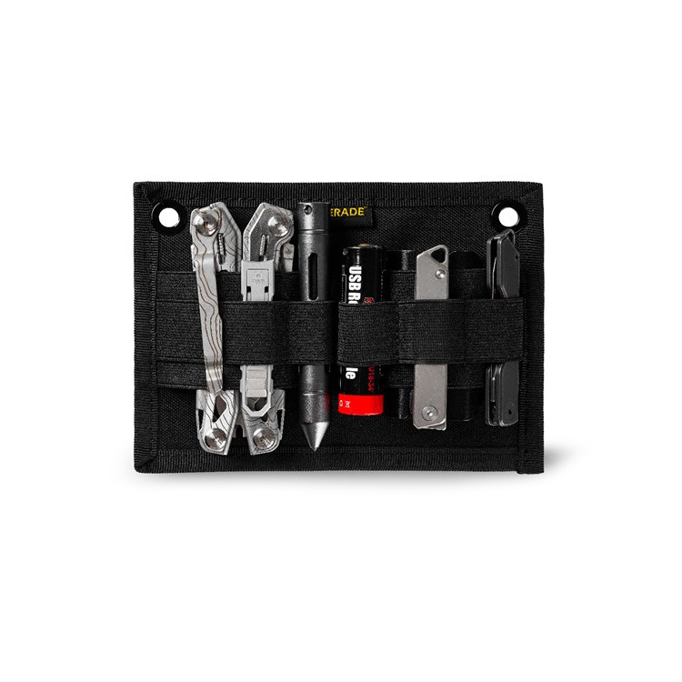 Pl10 EDC Organizer Elastic Modular, EDC ใส่กระเป๋าแผง Hook Backed ...
