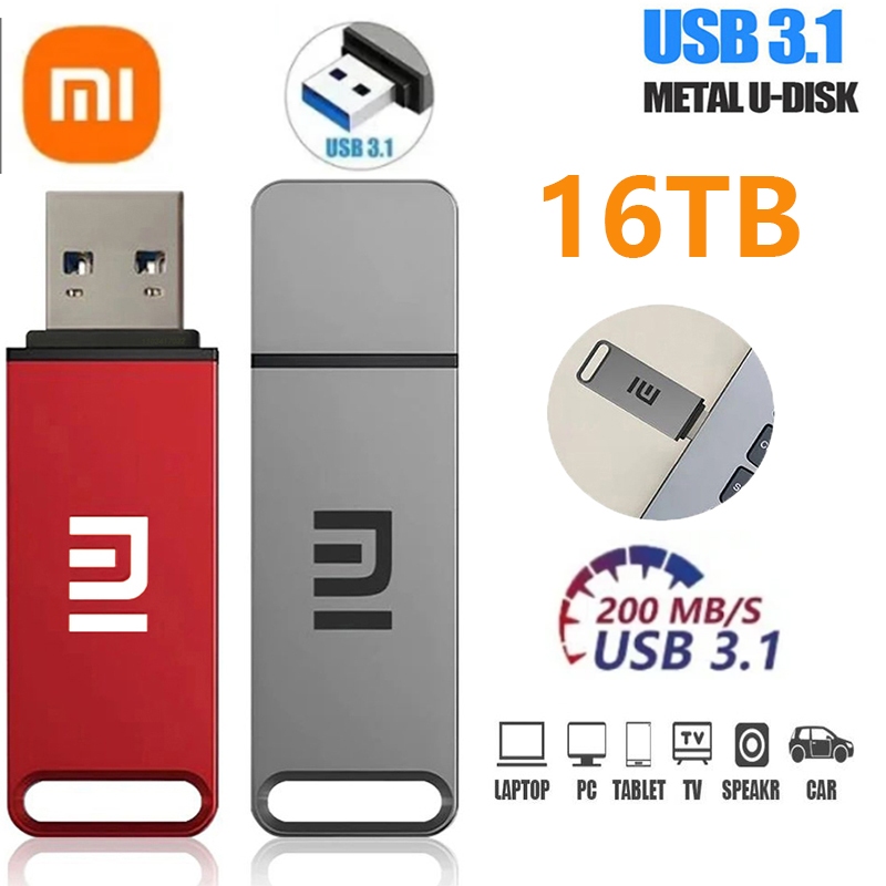 Xiaomi USB 3.1 16TB 8TB USB Flash Driver 2TB 1TB โลหะความเร็วสูง ...