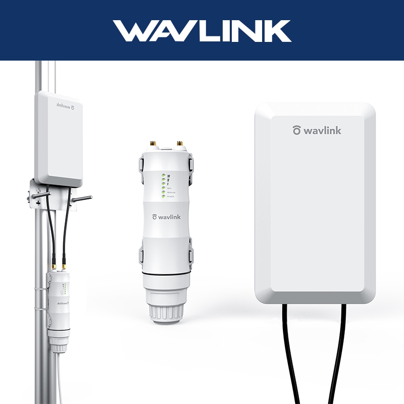 Wavlink 300Mbps Outdoor AP/Repeater CPE 2.4GHz WiFi Long Range Extender ...