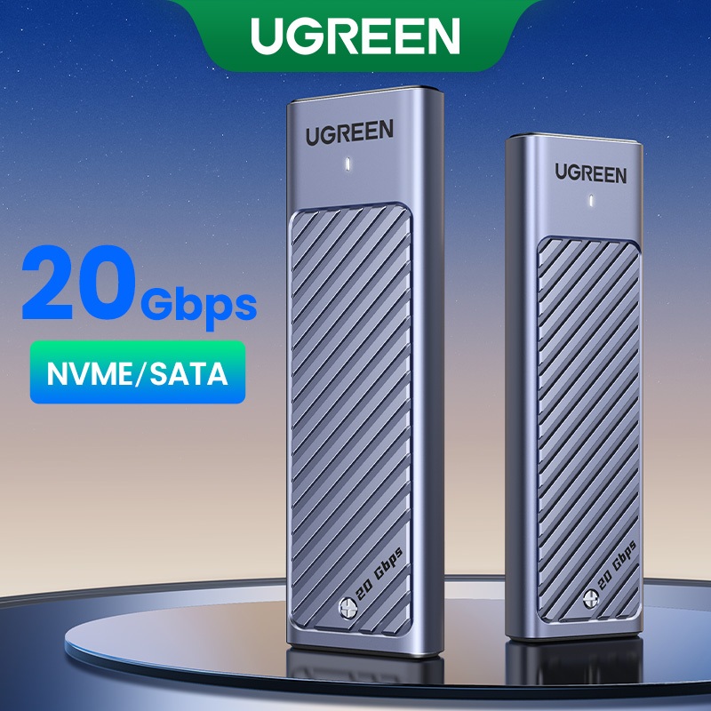 Ugreen M2 SSD กรณี M.2 NVMe SATA SSD Enclosure อะแดปเตอร์ 20Gbps USB 3. ... Ugreen M2 SSD กรณี M.2 NVMe SATA SSD Enclosure อะแดปเตอร์ 20Gbps USB 3. ...
