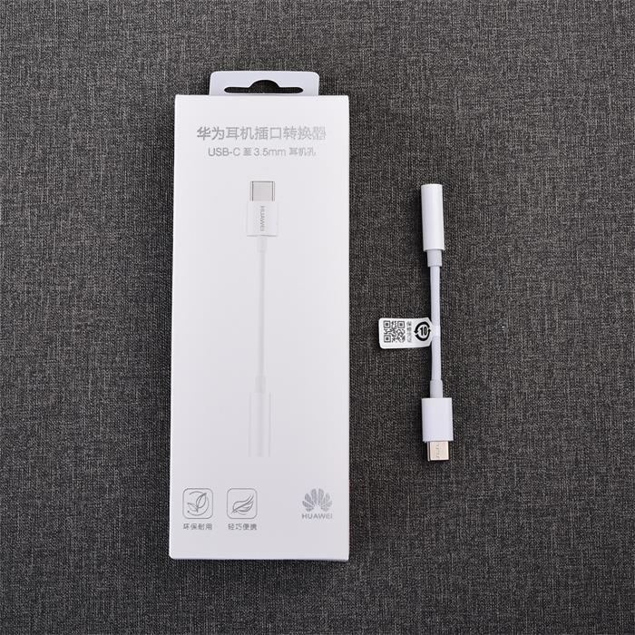 สายสัญญาณเสียง HUAWEI Type C 3.5 แจ็คหูฟังสาย USB C ถึง 3.5 มม.อะแดปเต ...