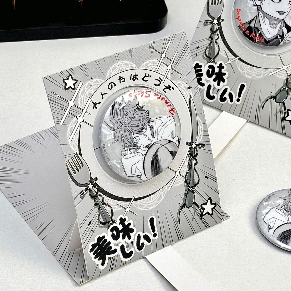 สไตล์การ์ตูน Bar Chirp Display Double Bar Chirp Holder สามมิติหมุนได้ ...