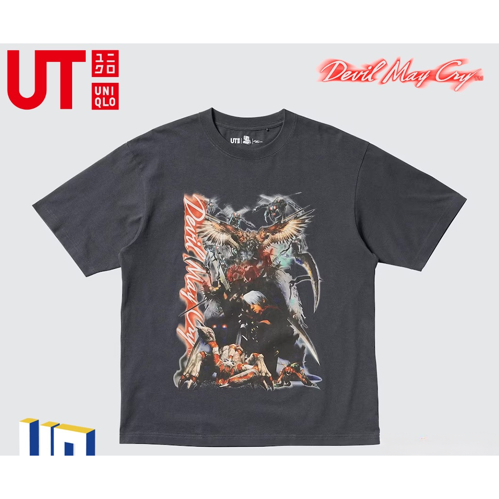 เสื้อยืด Uniqlo UT Capcom 40 (2001 Devil May Cry) | Shopee Thailand