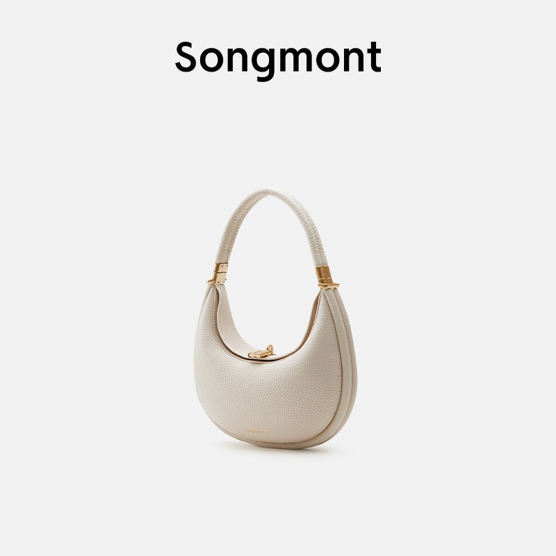 Songmont Small Luna bag Women Handle bags Moon bags หนัง | Shopee Thailand