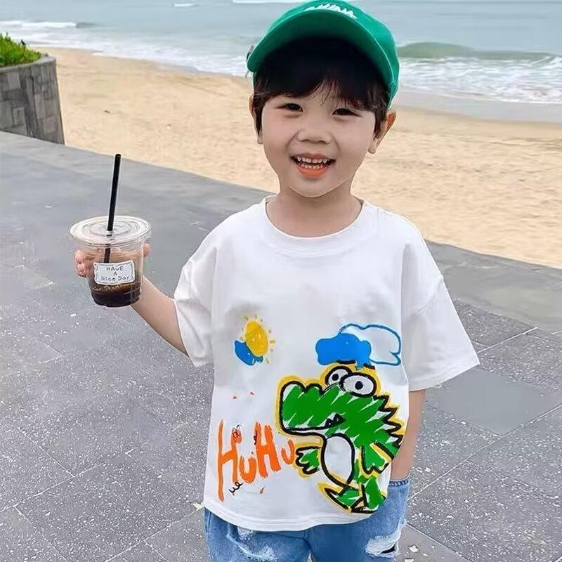 Meason เสื้อเด็ก 3-15 ปี ลายการ์ตูน ฝ้าย มีหลายสีหลายลายให้เลือก 110cm ...