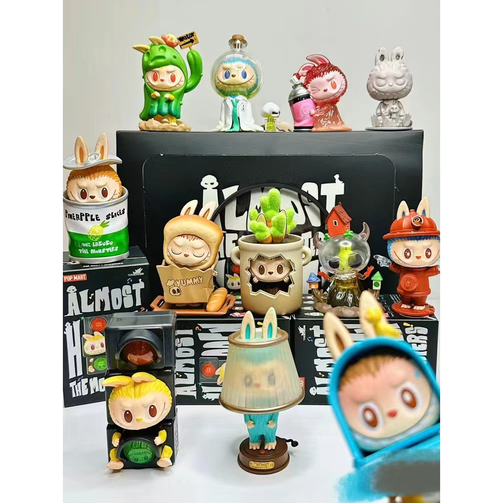 ของแท้ popmart LABUBU Cant See Me series popmart ของเล่นศิลปะอย่างเป็น ...