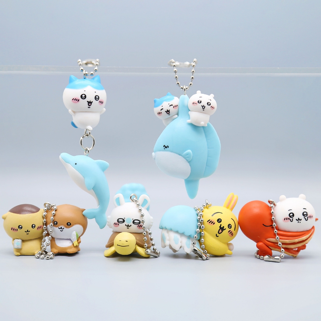 6 ชิ้น/เซ็ต 3-6 ซม.น่ารักอะนิเมะ Chikawa รูป Hachiware Usagi Chikawa ...