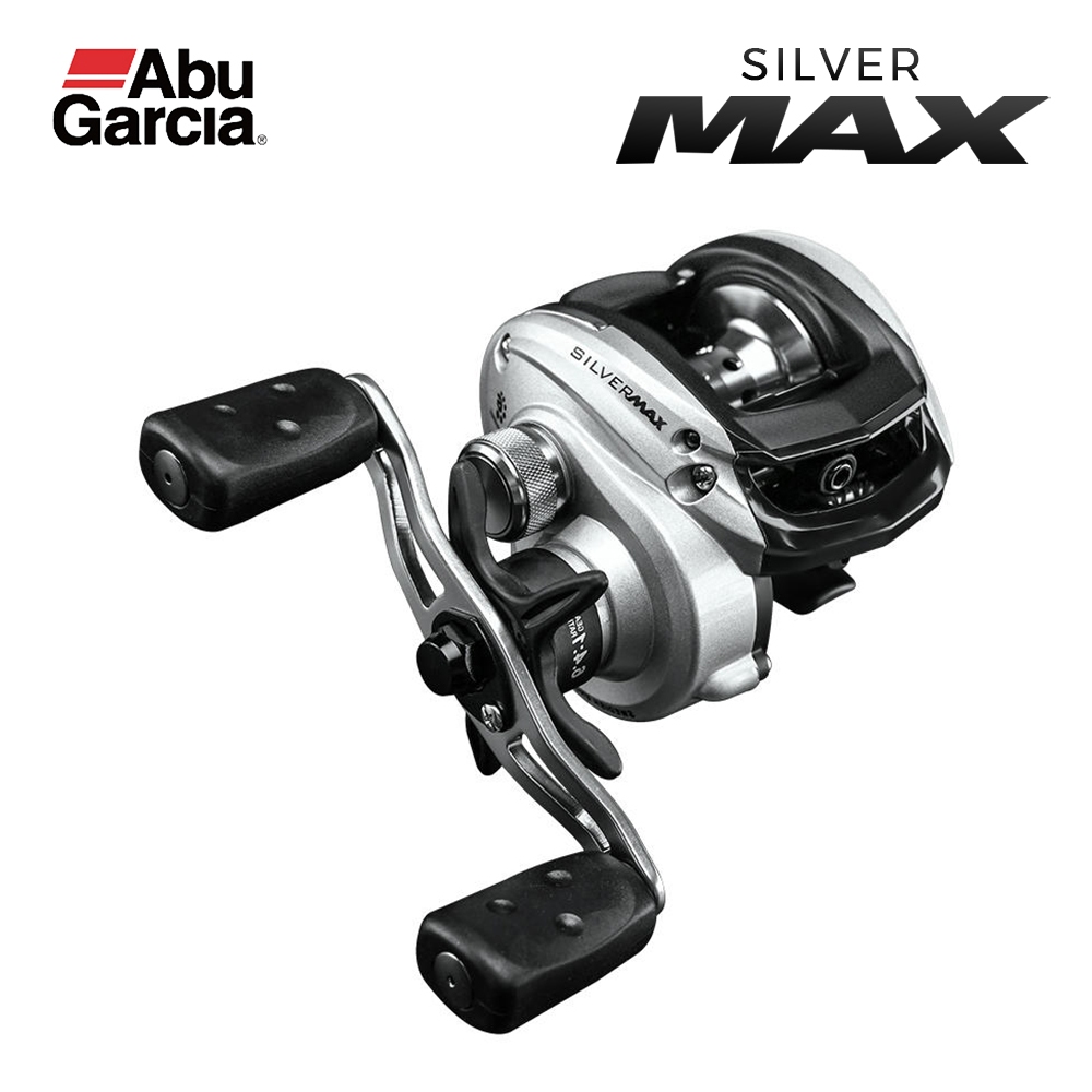 Abu GARCIA Original Silver Max III Baitcasting ตกปลา Reel 5 + 1BB อัตราทดเกียร์ 6.4:1 ลากสูงสุด ...