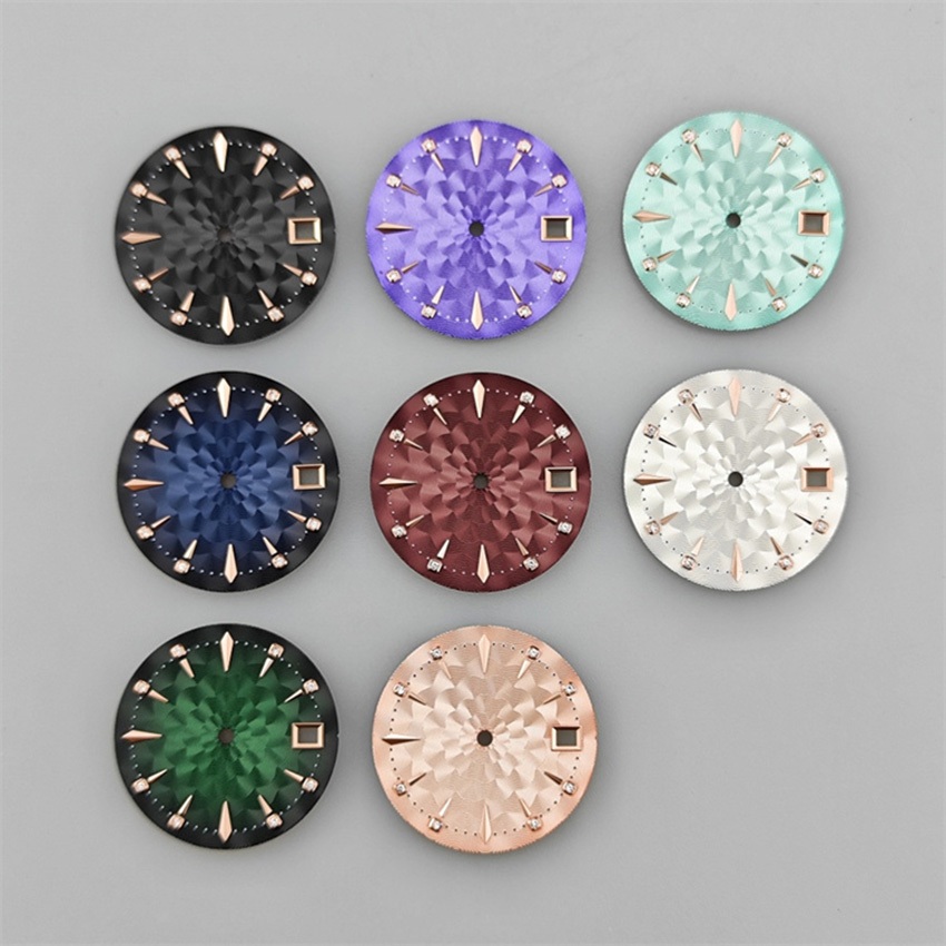 29 มม.นาฬิกา Dial Cocktail Design ผู้หญิง Dial Radial ปฏิทินเดี่ยว ...