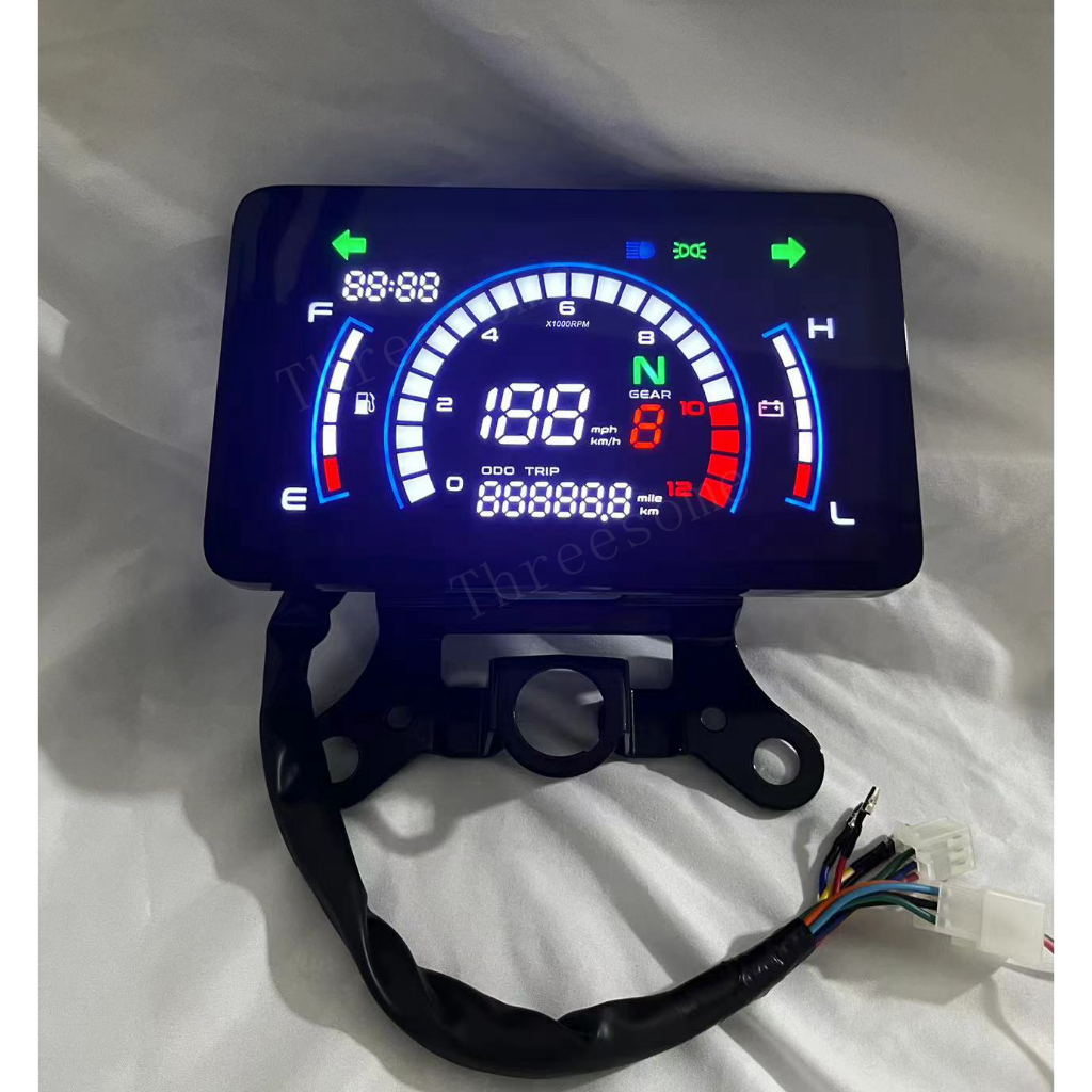 Tmx 125 ALPHA Speedometer Digital Meter Assy สําหรับ Honda CG125 Rusi ...