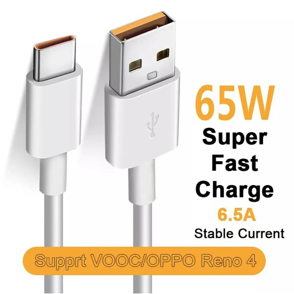 【รับประกัน 1 ปี】สายชาร์จ Series 65W Type-C Super VOOC 65W รองรับการ ...