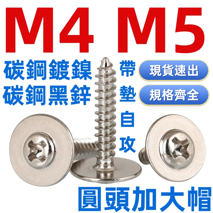 (((M4 M5) PWA Pan Head พร้อมปะเก็นสกรูแตะตัวเองเครื่องซักผ้าขนาดใหญ่พิเศษ Daisuke Phillips หัว ...