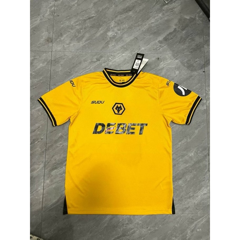 2024 25 Wolverhampton Wanderers home Jersey แฟนรุ่นคุณภาพสูงฟุตบอลแขน ...