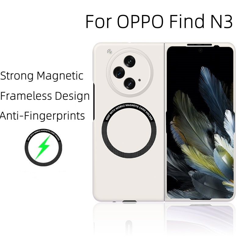 เคสแม่เหล็กพีซีบางเฉียบสําหรับ OPPO Find N5 N3 N2 Oneplus 1+OPEN ปลอก ...