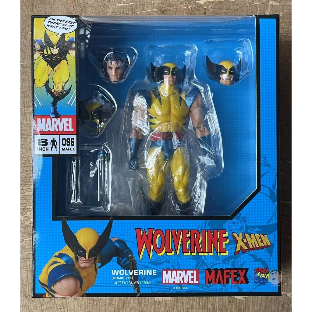 Medicom Toy Mafex No.096 Wolverine (Comic Ver.) Action Figure | Shopee ...