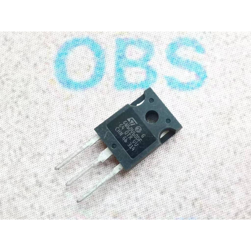 ((5 ชิ้น) Gw60v60df ยี่ห้อใหม่ STGW60V60DF TO-247 IGBT 600V 60A ...