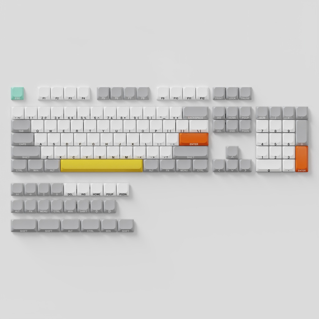 -LW- Low Profile Mechanical Keyboard Keycap PBT Low Profile Doubleshot ...