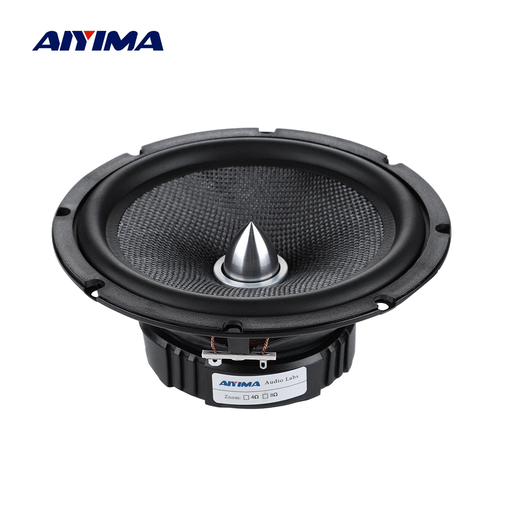 Aiyima 6.5 นิ้วเสียงรถ Midrange Bass ลําโพง 40W แก้วไฟเบอร์ Bullet Woofer ลําโพง DIY เสียงระบบ ...
