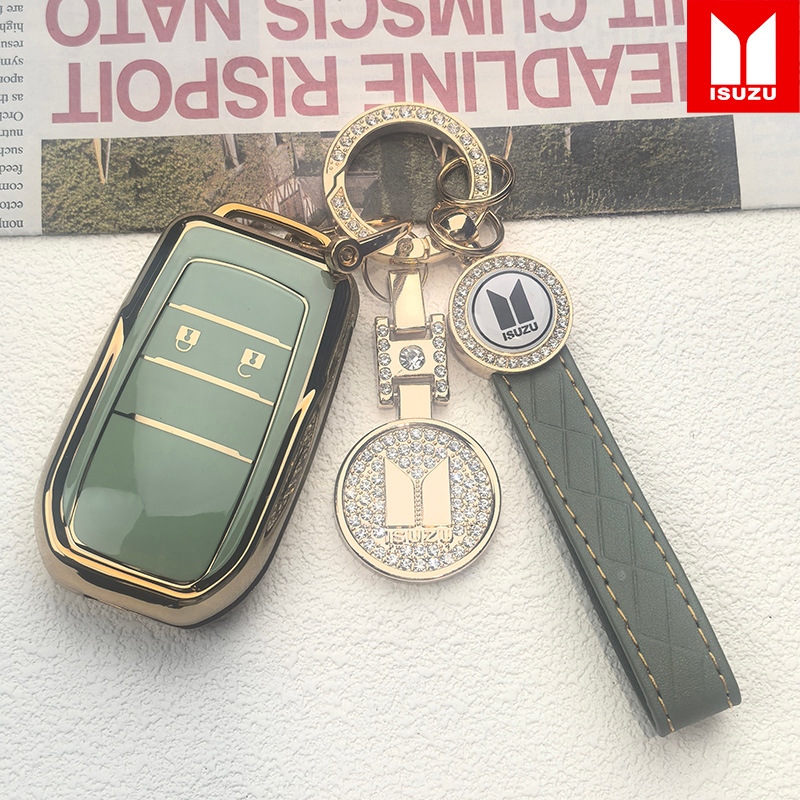 Isuzu Remote สมาร์ทรถ Key Chain แหวนฝาครอบกรณี Shell ป้องกันสําหรับ ...