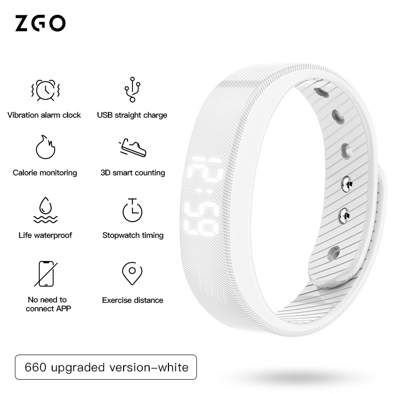 ZGO Smart Watch กันน้ำได้100% นาฬิกาปลุก ปฏิทิน สมาร์ทเทคโนโลยี สมาร์ท ...