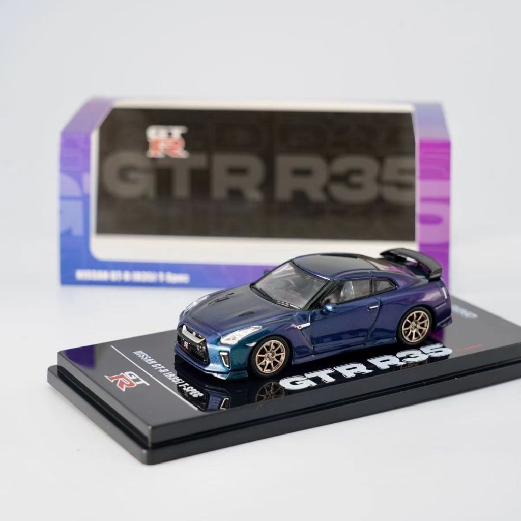 Inno 1: 64 Nissan GTR R35 T-SPEC รถรุ่น Chameleon ผลิตภัณฑ์สําเร็จรูปคอ ...
