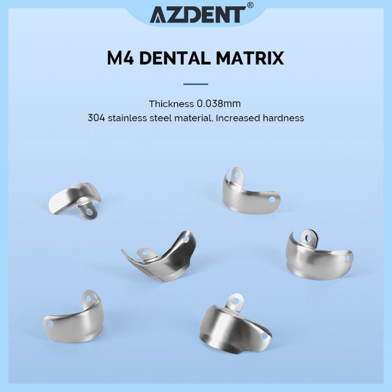 Azdent ทันตกรรม Matrix Bands Sectional Contoured โลหะ Matrices Matrix ...