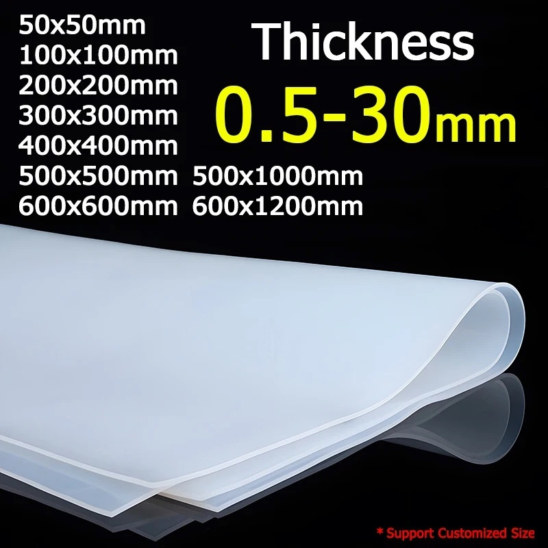 Transparent Silicone Rubber Sheet High Temperature Resistance Food ...