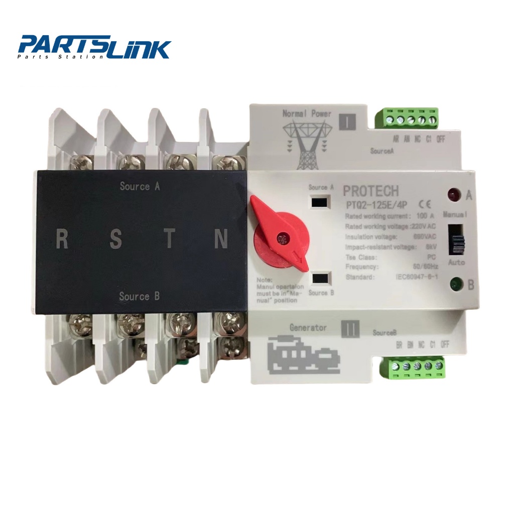 4p ATS 100A Dual Power สวิตช์โอนอัตโนมัติสวิตช์เลือกไฟฟ้าสวิตช์อย่าง ...