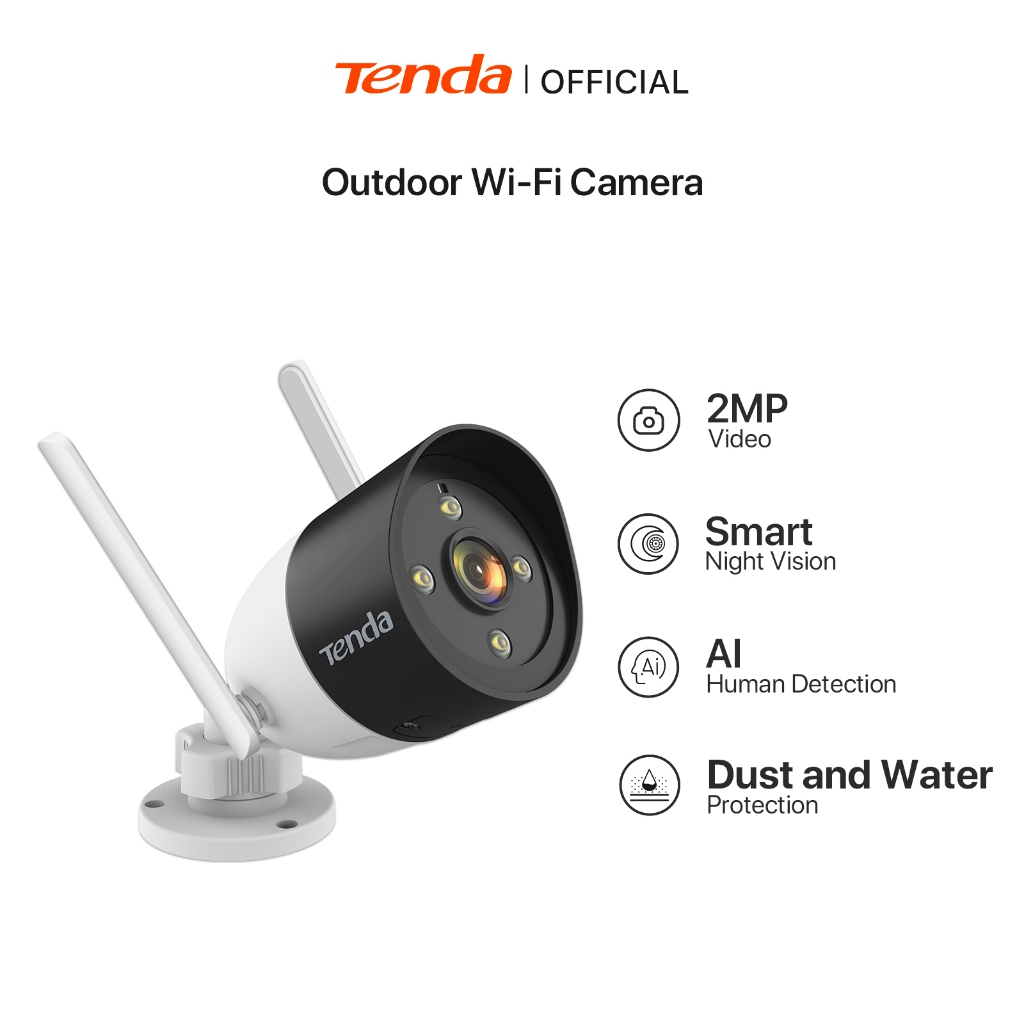 Tenda CT3 CT6 กล้อง WiFi full HD 1080p 2MP 2MP 2K พูดคุยได้สองทาง ...