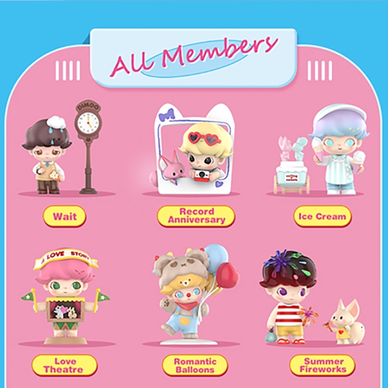 พร้อมส่ง ของแท้ POPMART DIMOO Dating Day Series สําหรับเป็นของขวัญวัน ...