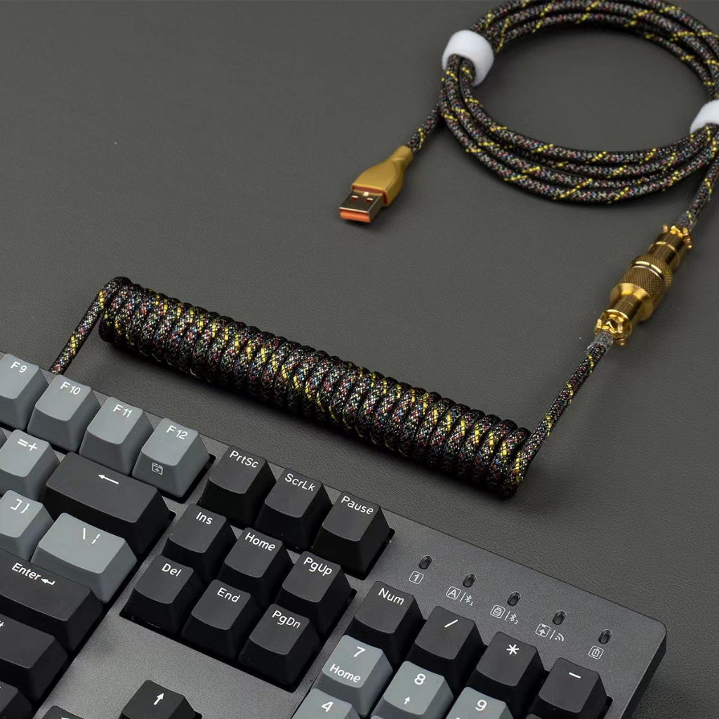 Python Pattern High-End Airline Aviation Spiral Spring Plug-In USB ที่ ...